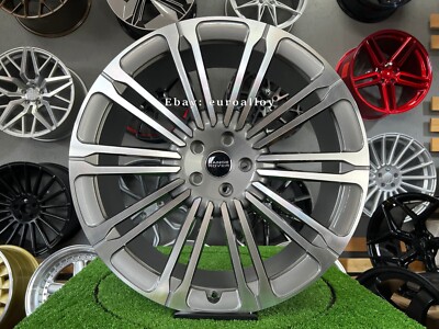 4 x 22 Inch 5x108 Grey Polished Wheels: Fits For Land Rover Range Velar ...