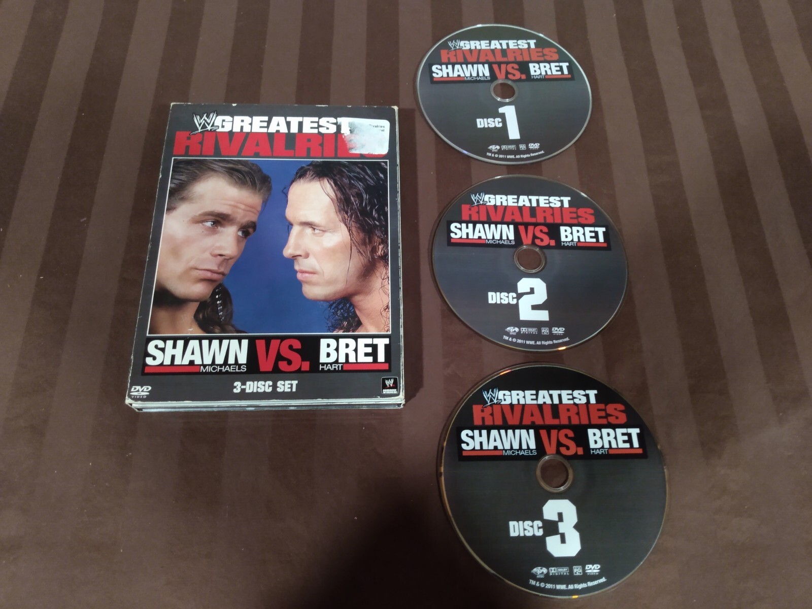 WWEs Greatest Rivalries: Shawn Michaels vs. Bret Hart (DVD, 2011, 3 ...