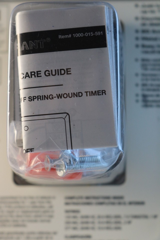 Defiant 20 Amp 60-Minute In-Wall Spring Wound Timer Switch Stainless ...