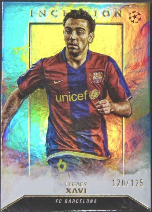 2023-24 Topps Inception Uefa Club Competitions - Legacy Xavi Hernandez ...