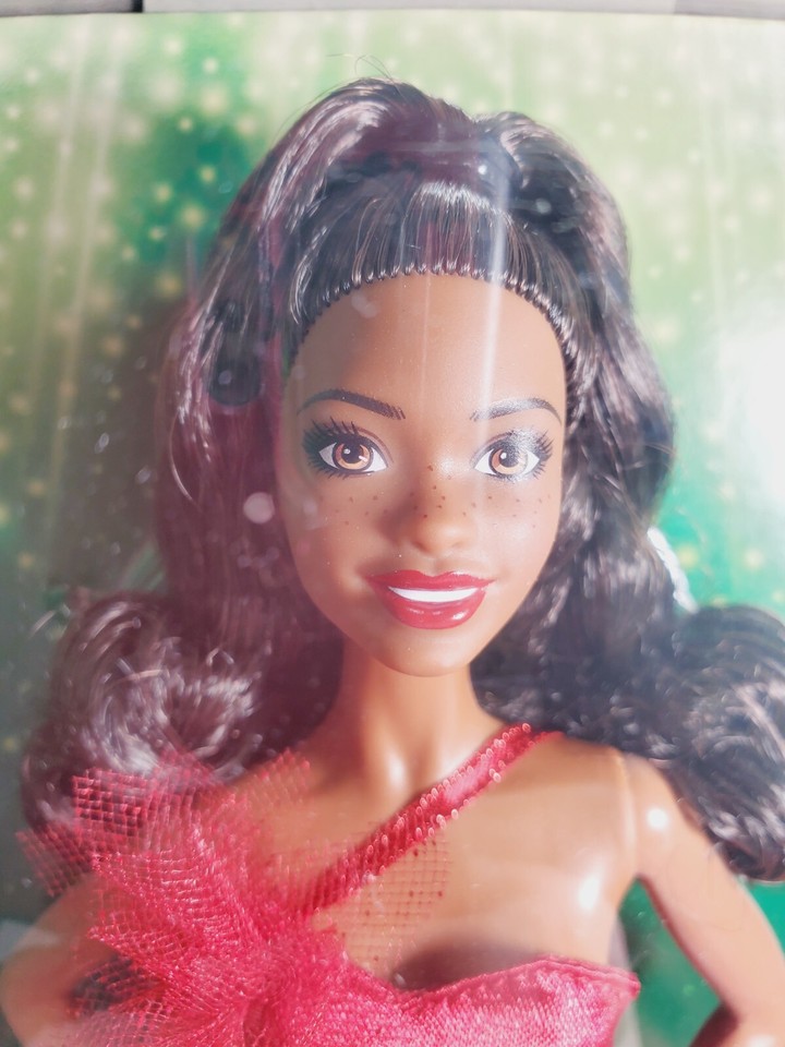 NEW 2021 Barbie Signature 2022 Holiday Doll AA Dress Tulip Red Mattel ...