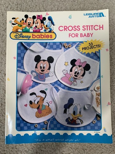 Disney Babies Cross Stitch for Baby Pattern Book | eBay