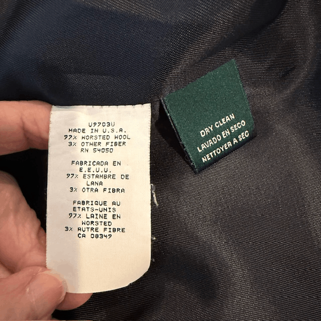 Ralph Lauren Wool Admiral Captain Blazer Navy Blue w/Gold Double ...
