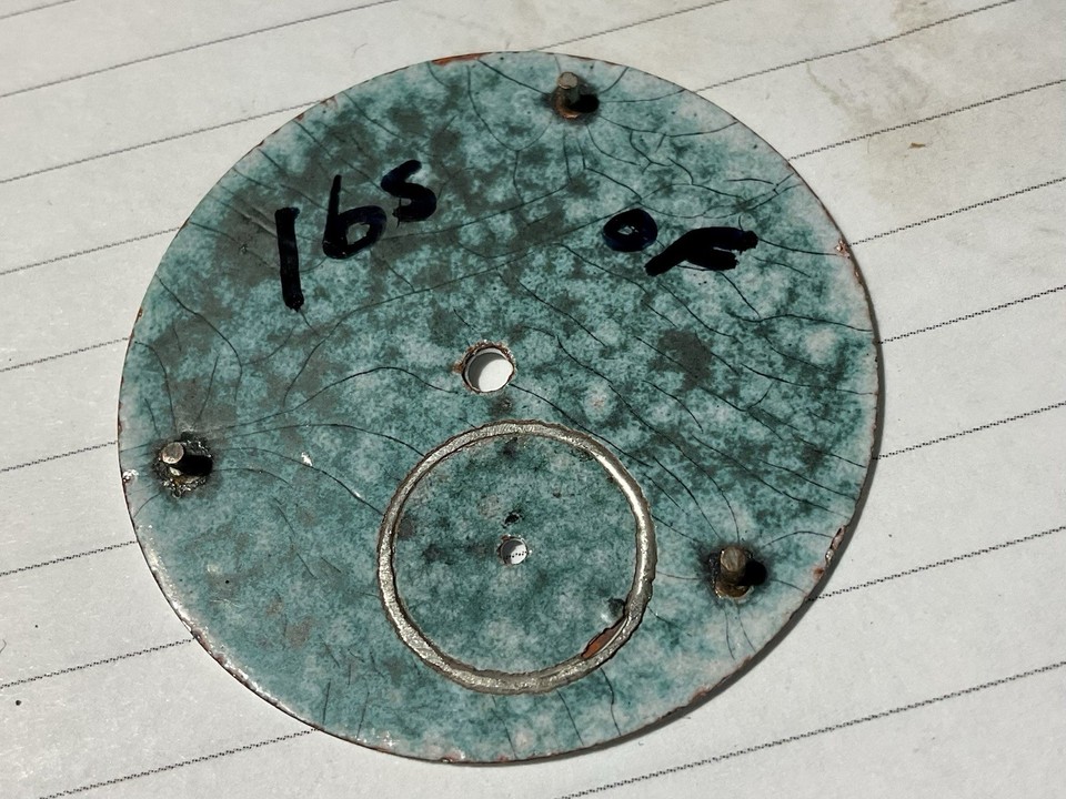 VINTAGE 16 SIZE ROCKFORD PORCELAIN DIAL | eBay