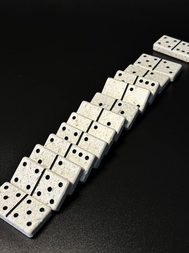 Acrylic Stone Dominoes, Dominoes Set, Domino Game Set, Family Game ...
