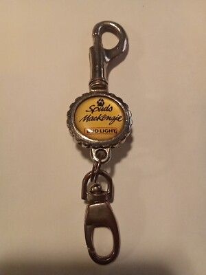 Vintage Collectible Bud Light SPUDS MACKENZIE Key Ring Bottle Opener | eBay