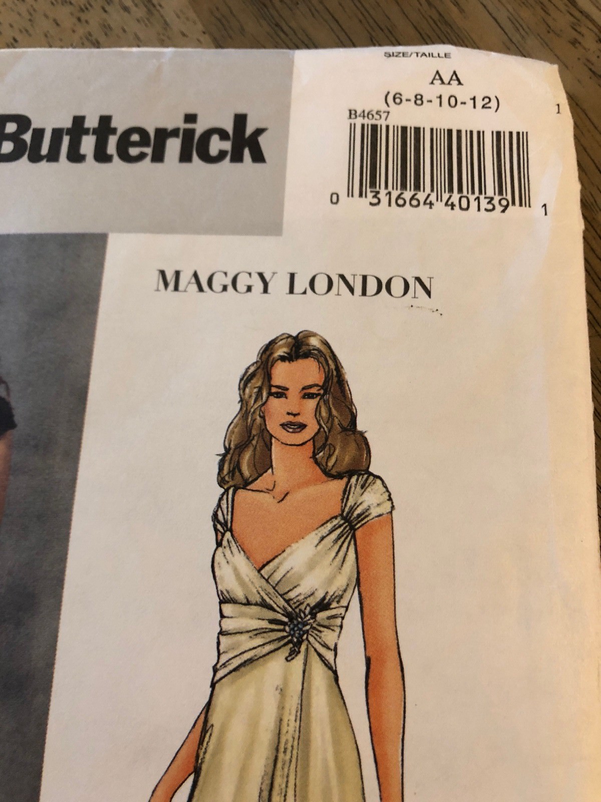 NEW Butterick Pattern B 4657 Misses' Plus sz 6-12 Fancy Wrap Front ...