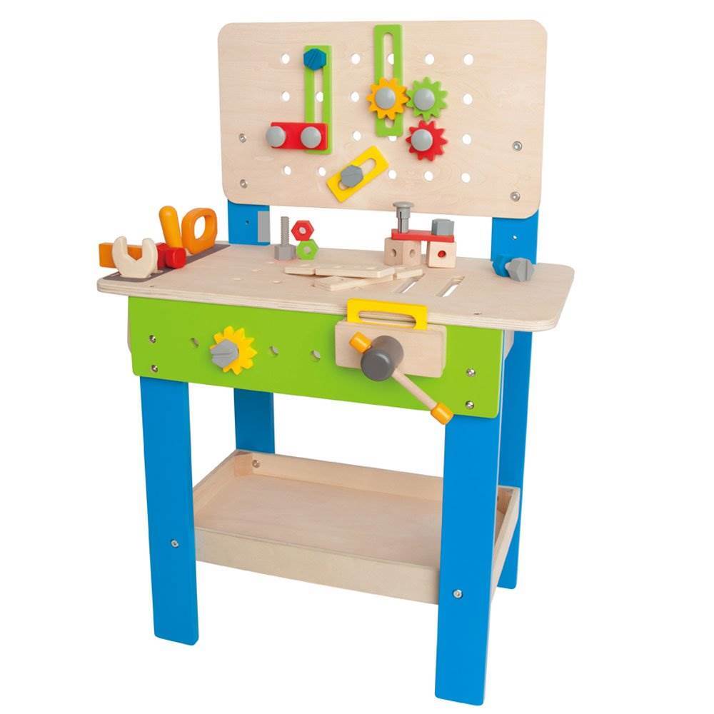Hape+E3000+Master+Wood+Workbench for sale online | eBay