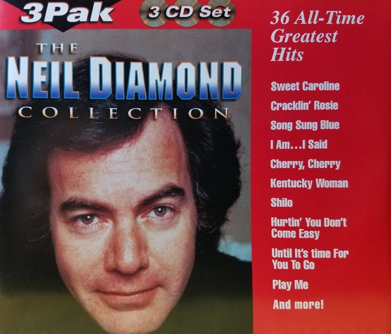 Neil Diamond Collection of Classics 36 Greatest Hits Longbox for sale ...