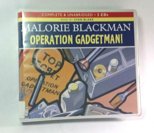 Operation Gadgetman! Audiobook 3 CD Set Malorie Blackman Unabridged 3 ...
