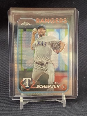 2024 Topps Chrome - Prism Refractor #37 Max Scherzer | eBay