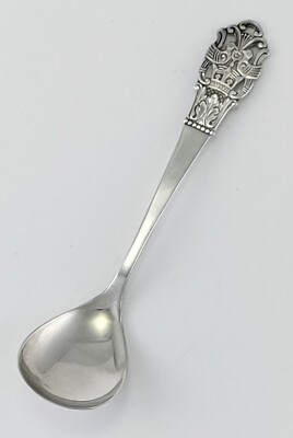 Vintage Nils Hansen Norway 830S Silver 5.5" Lovebirds Spoon 16g | eBay