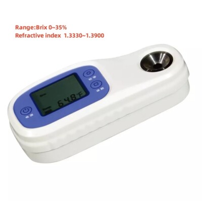 Digital Refractometer Brix Tester Meter With Automatic Temperature ...