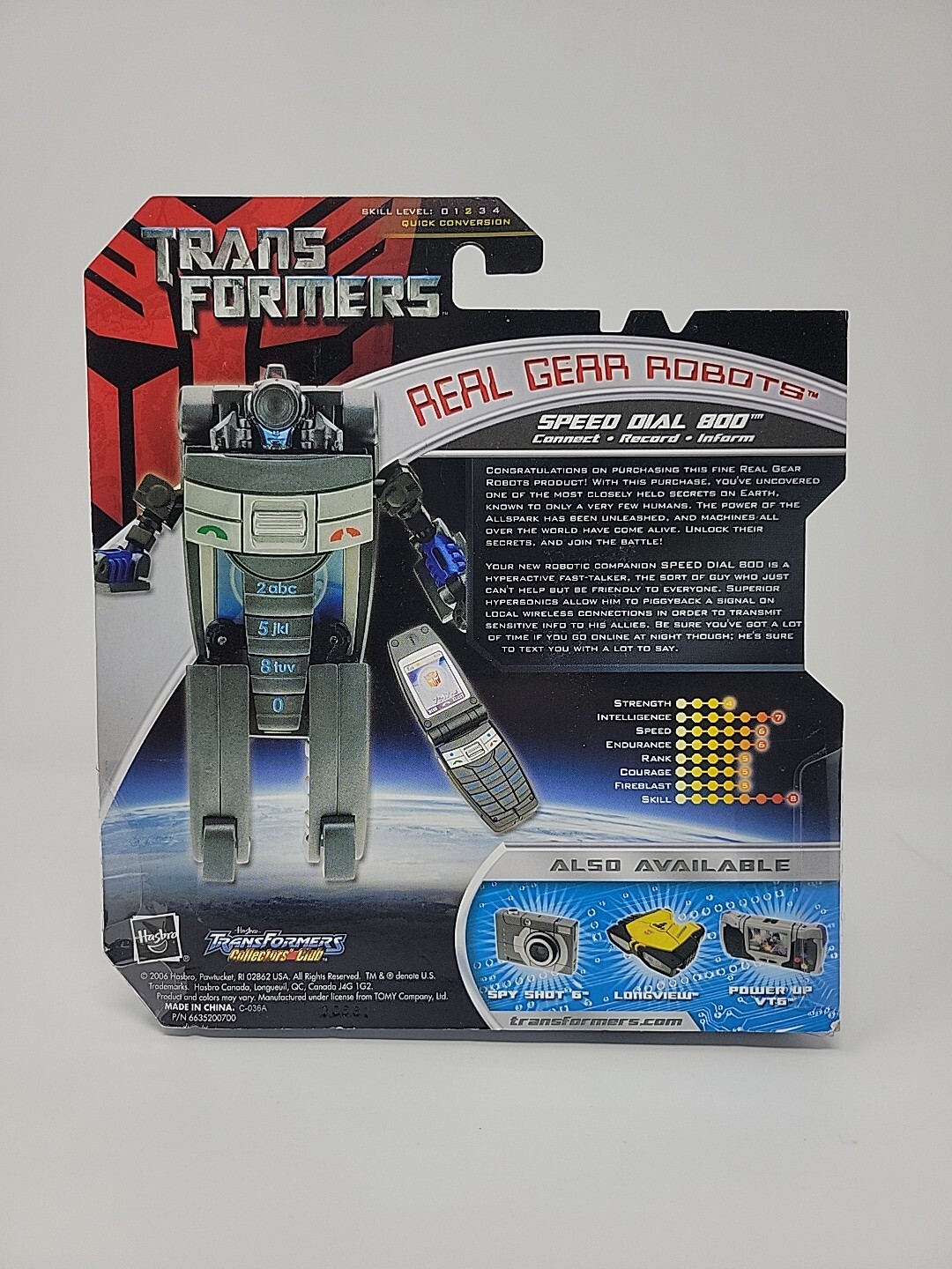 Hasbro Transformers Real Gear Robots Speed Dial 800 Action Figure for ...