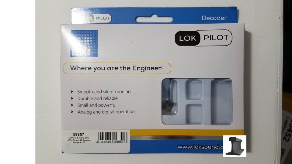ESU 59857 ~ New 2025 ~ 6 Pin Direct 90 ~ V5.0 DCC Motor Decoder ~ LokPilot Micro | eBay