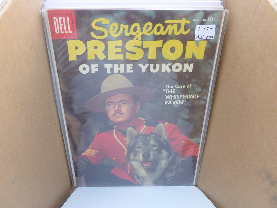 Sergeant PRESTON of the yukon COMIC BOOK LOT 48 issues some CGC worthy ...