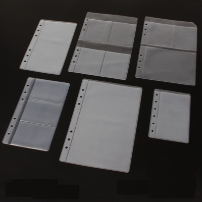 A5/A6/A7 Size Plastic Envelope Pocket Document Storage Insert Refill ...