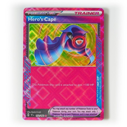 Pokemon - Hero's Cape - 152/162 - SV Temporal Forces - ACE Spec Card ...