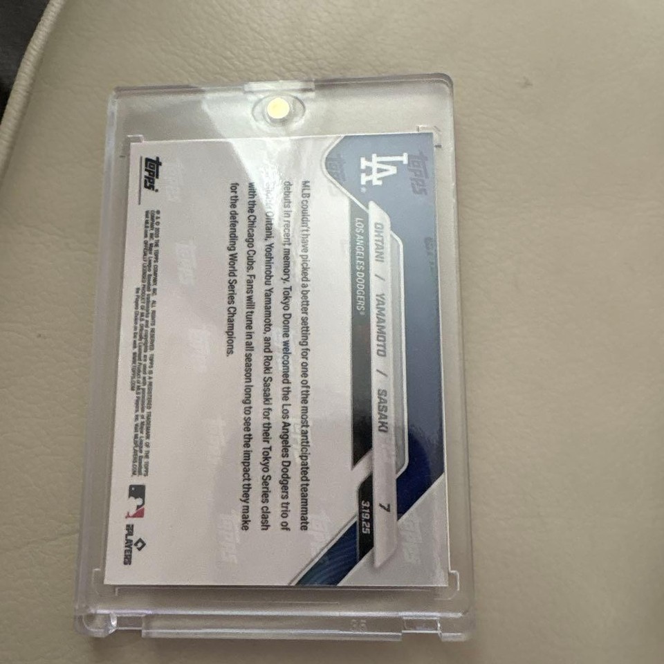 Shohei Ohtani Yoshinobu YamamoBKi SasBKi Dodgers MLB Tokyo b5 | eBay