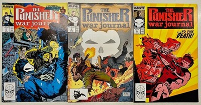 Marvel Comics Punisher War Journal 3 Key Issues 3 4 5 Higher Grade VG ...