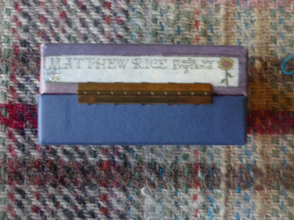 Set of 3 new and unused Matthew Rice small hinged gift boxes. Made in ...