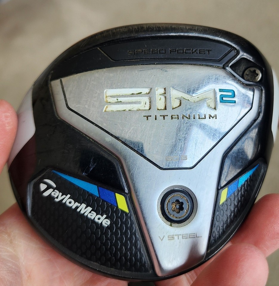 RH TaylorMade SIM 2 Titanium 3 Wood 15* HEAD ONLY Includes Headcover | eBay