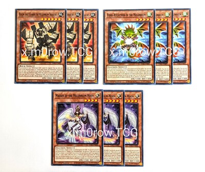 3x Maiden Fiend Reflection Golem Maiden Of The Millennium Moon INFO ...