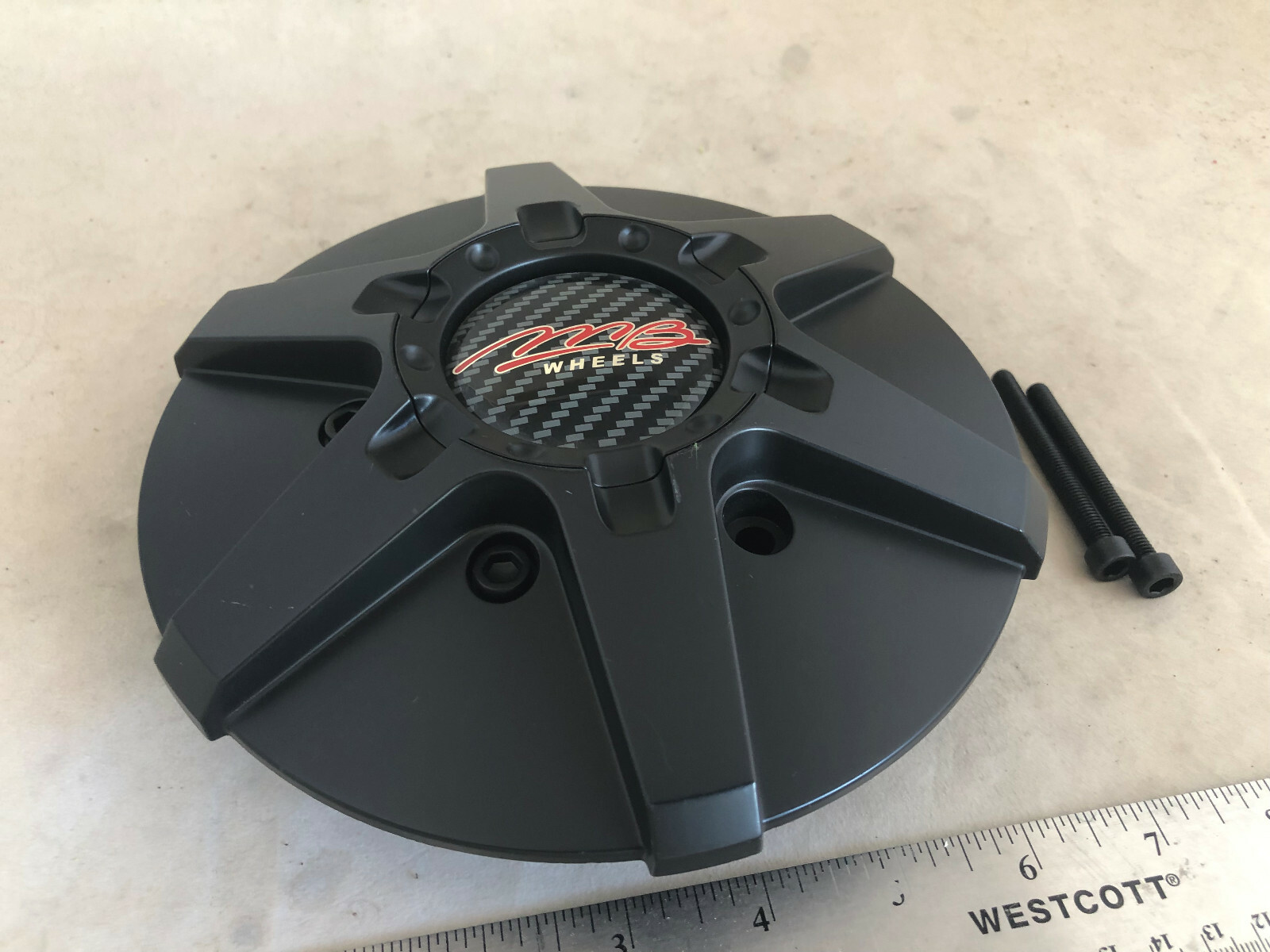 MB Motorsports Wheels Wheel TKO Rim Hub Cover Black Center 6x114.3 Cap ...