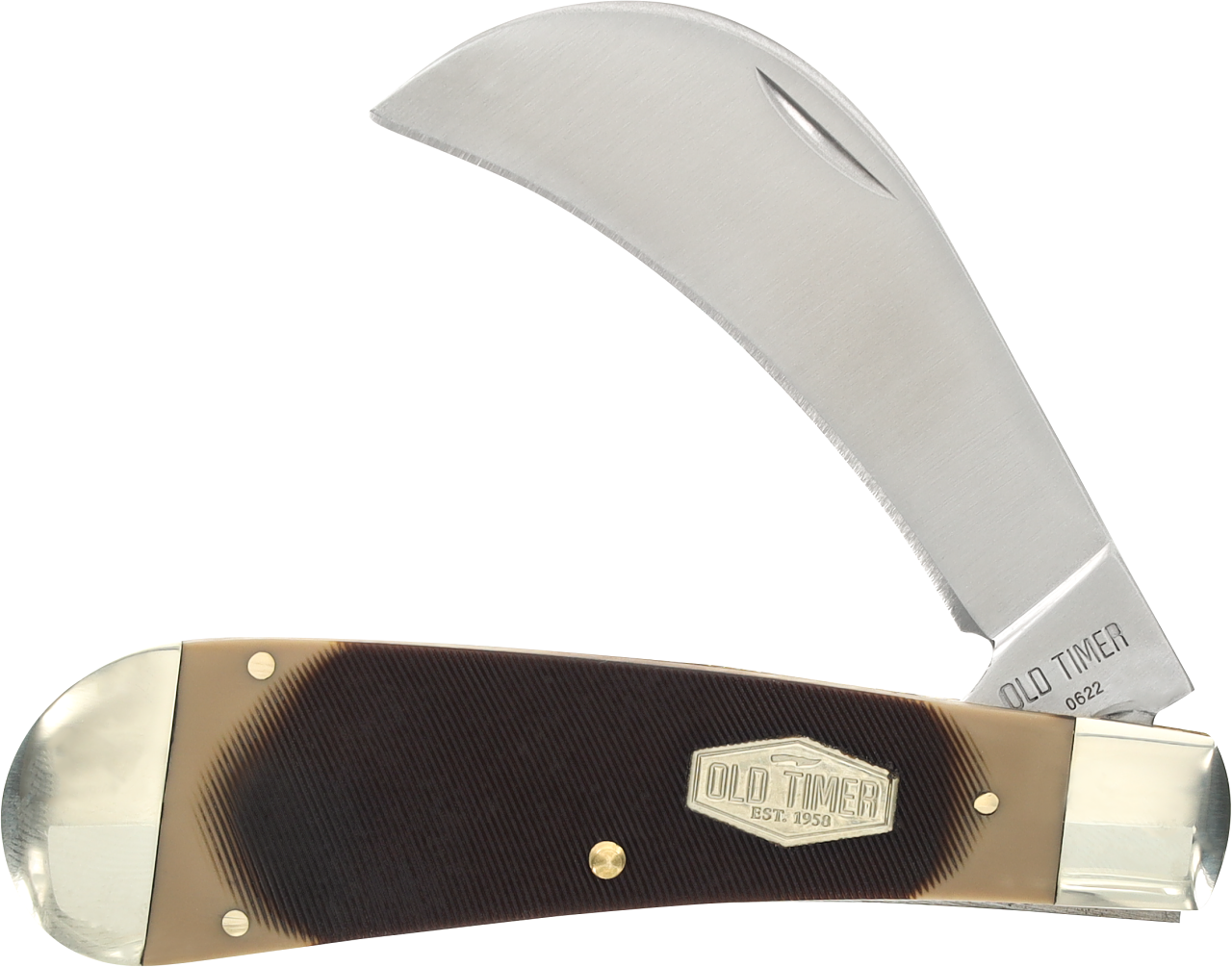 Schrade Old Timer 16ot Hawkbill Pruner Straight Folding Knife for sale ...