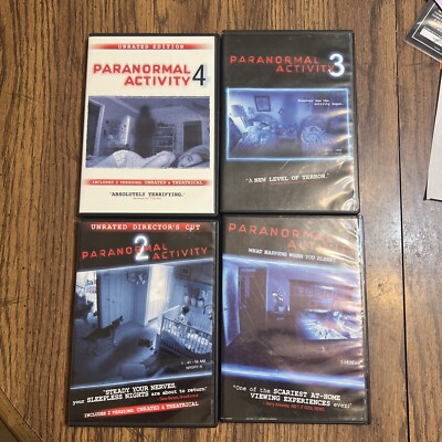 Paranormal Activity DVD disc collection 4 movies lot | eBay