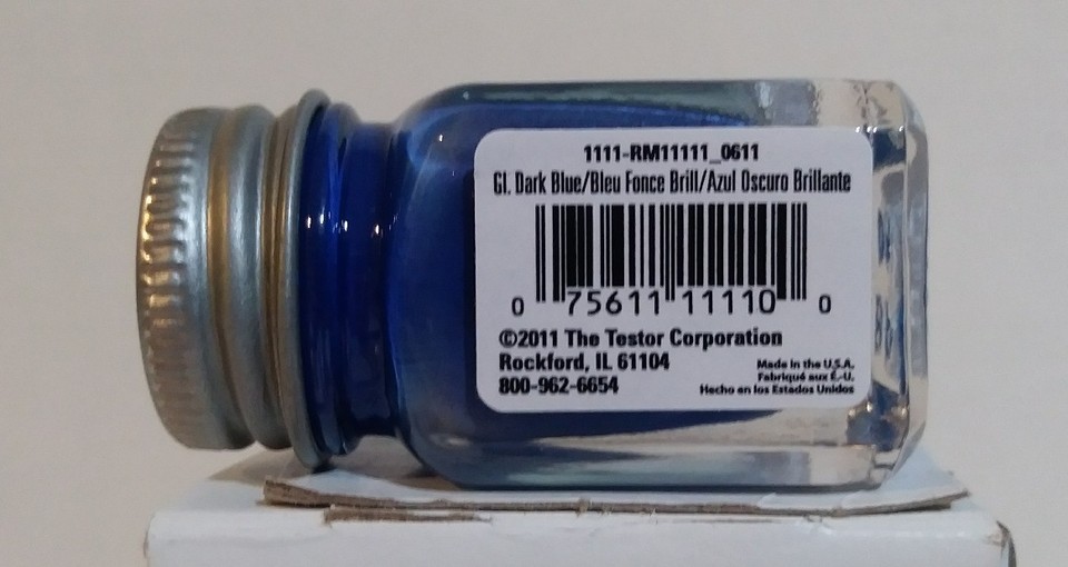 Testors Premium Paint 1111 TT, Dark Blue. | eBay