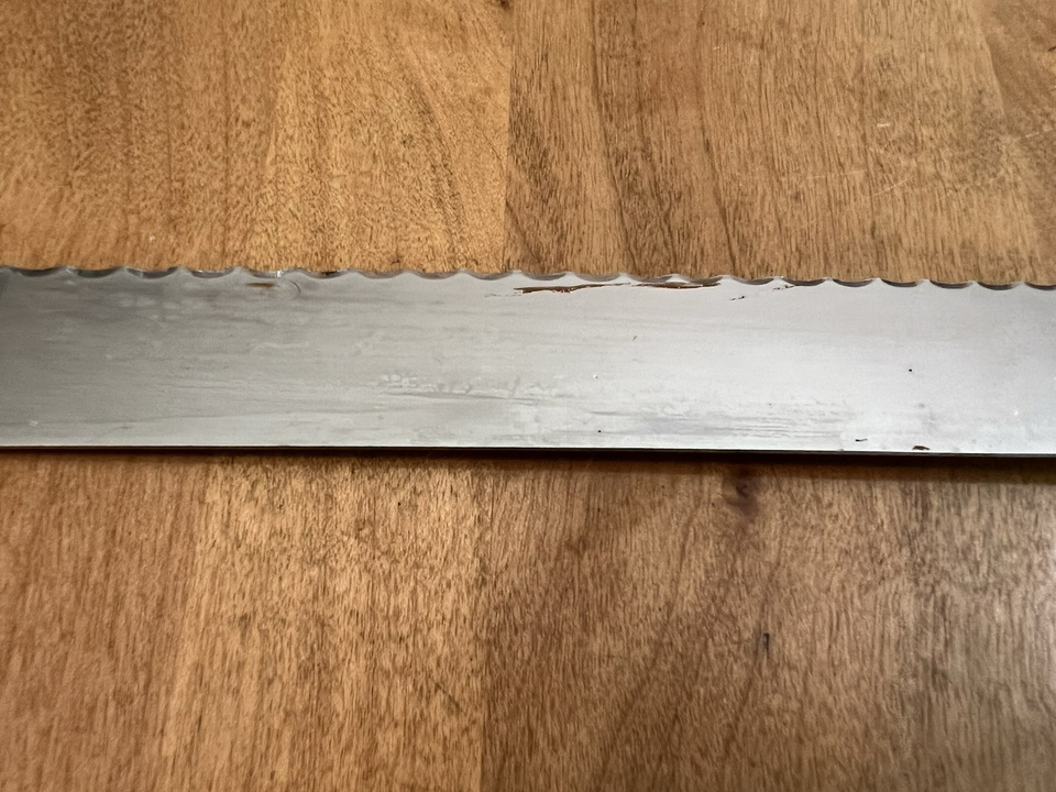 R.H. FORSCHNER VICTORINOX STAINLESS STEEL EXTRA QUALITY 15" SLICING ...