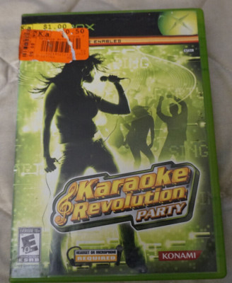 Karaoke Revolution Party (Microsoft Xbox, 2005) Game only no mic ...