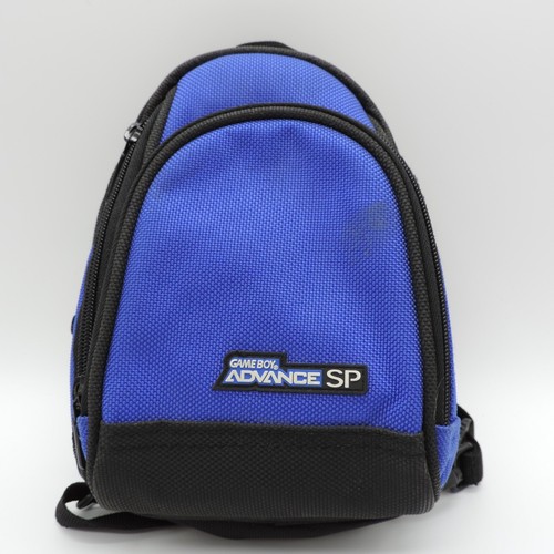 Game Boy Advance SP Travel Mini Back Pack Blue Black GBA | eBay