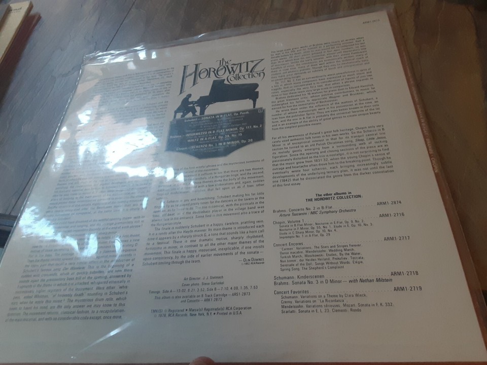 The Horowitz Collection RCA Victor - See Picture #S | eBay