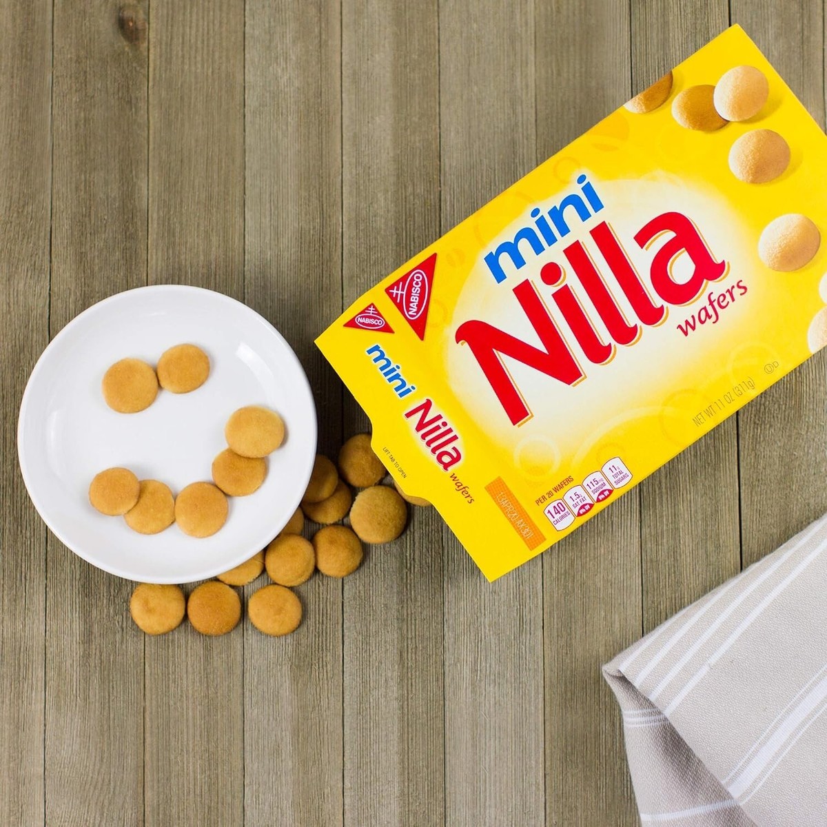 Nabisco Mini Nilla Wafers 31 Nabisco Nilla Wafers Nutrition Label