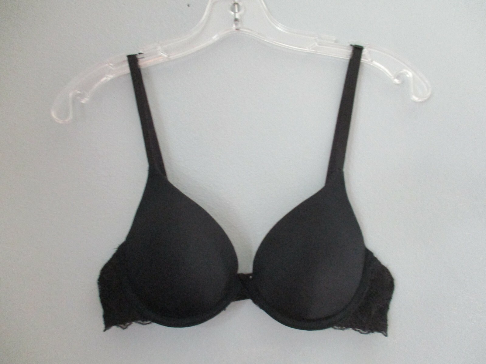 SO Women's Bra Size 32 B Solid Black Underwire Bra | eBay