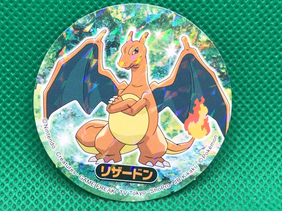 Charizard Sticker Holo Prism Pokemon collection Ramen Appendix Japanese ...