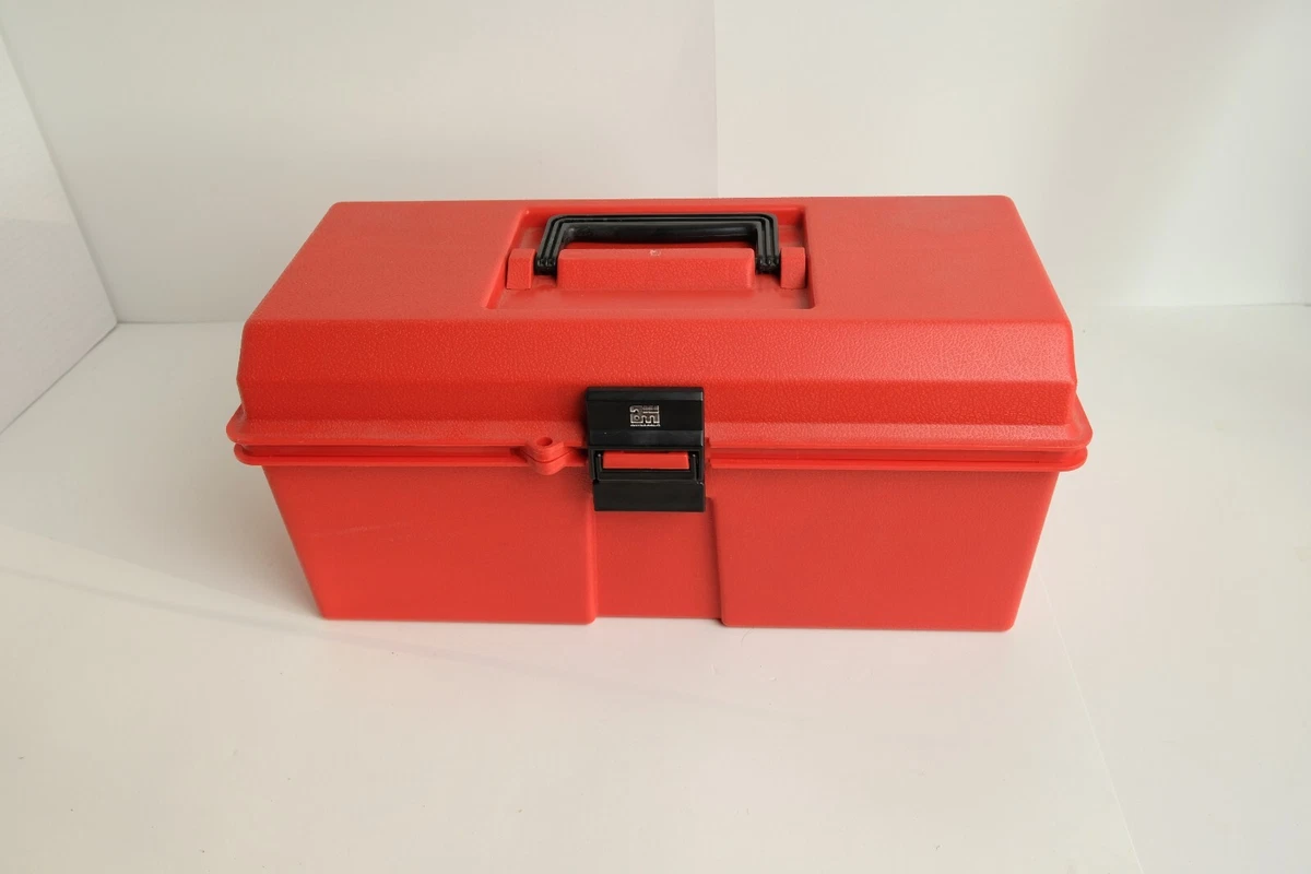 Red Plastic Toolbox