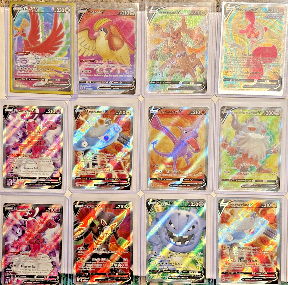 32 CARD FULL ART V POKEMON LOT ULTRA RARE TEXTURED! LOST ORIGIN ...