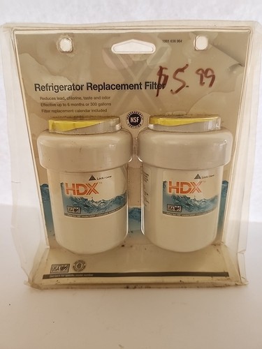 HDX GE MWF Replacement Refrigerator Filter 2 Pack - New Sealed | eBay