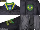 Adidas BRAZIL Track Top AOP World Cup jersey sweat shirt Jacket Brasil ...