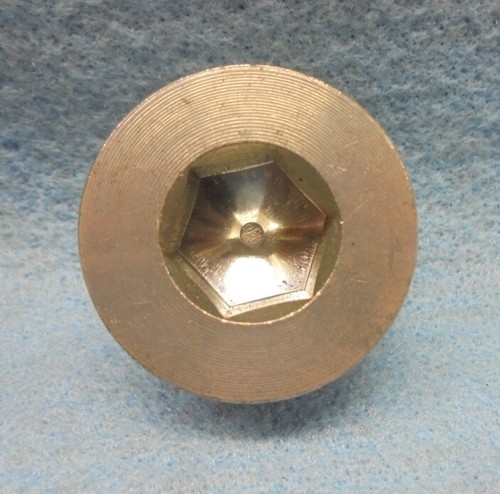 HOLLOW HEX PLUG 12 HP5ON-S, 1-1/16-12 UN/UNF-2A SAE-ORB, 9/16" C5 HEX ...