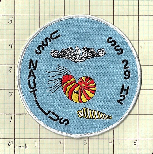 USS NAUTILUS SS-29 sea shells H-2 submarine USN Navy patch | eBay