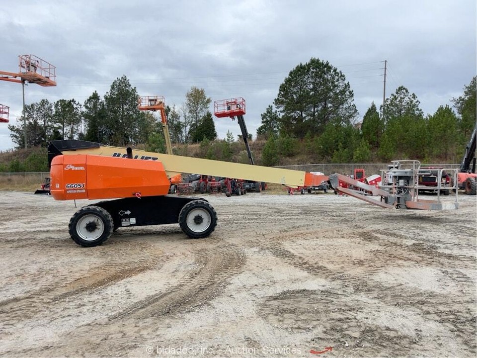 2012 JLG 660SJ 66' 4WD Diesel Telescopic Boom Lift Man Aerial RECON ...