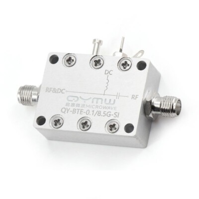 0.1-8.5G Bias Tee RF Coaxial DC Block Bias Tee SMA Connector QY-BTE-0.1 ...
