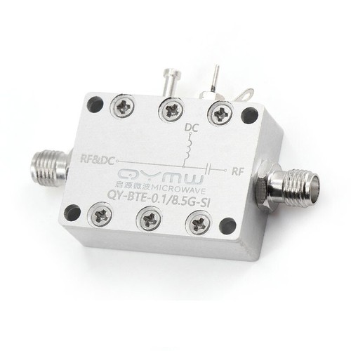 0.1-8.5G Bias Tee RF Coaxial DC Block Bias Tee SMA Connector QY-BTE-0.1 ...