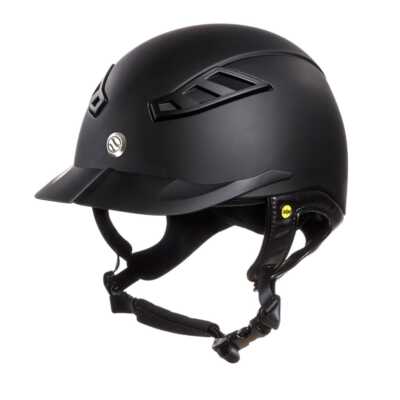 BACK ON TRACK Lynx Smooth Top Black Riding Helmet (492100) | eBay