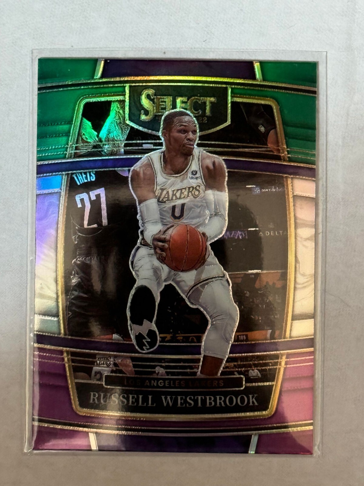 2021-22 Panini Select - Concourse Russell Westbrook #54 Green White ...