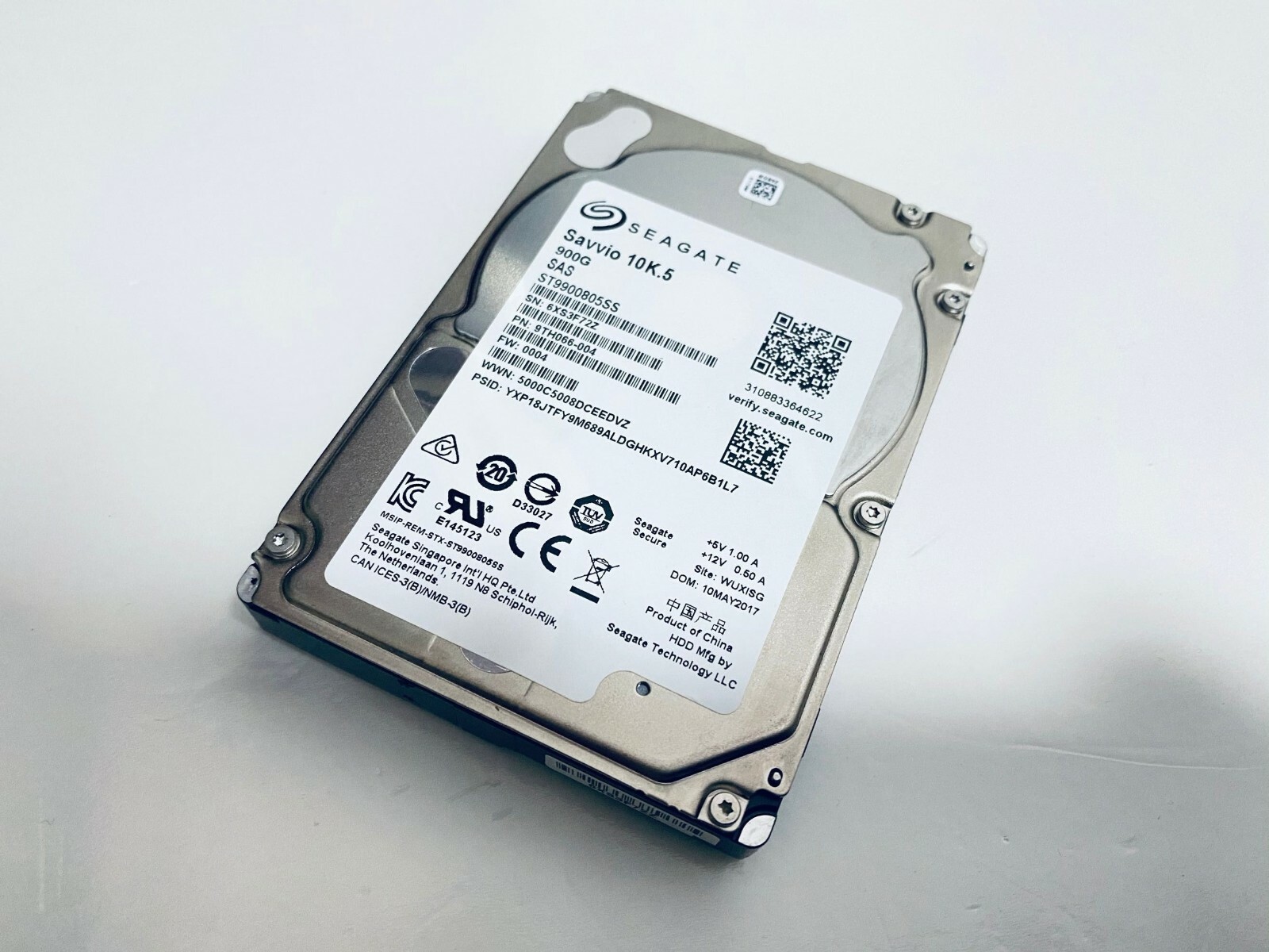 Seagate Savvio ST9900805SS 900GB Internal 10K .5 SAS 6Gb/s 2.5" HDD ...